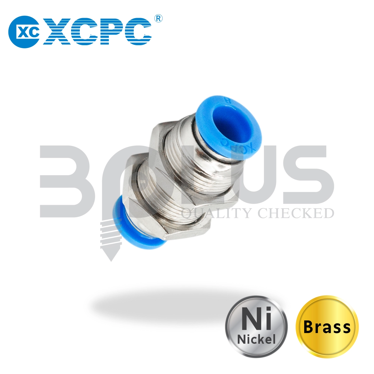 เสียบสายลม สองทางตรง XPM